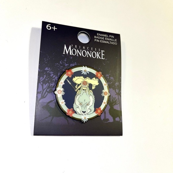 Studio Ghibli | Accessories | Studio Ghibli Princess Mononoke Enamel ...
